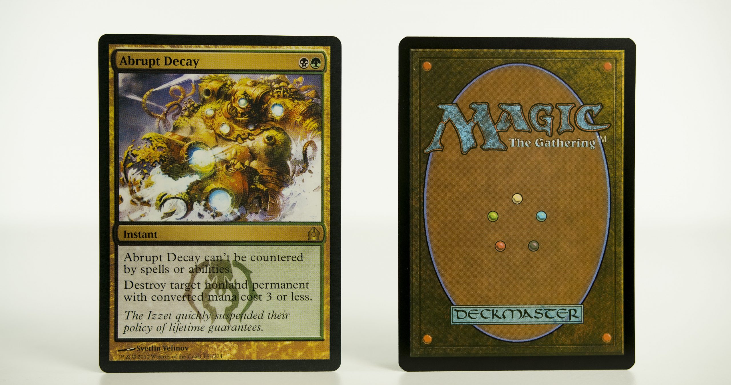 Abrupt Decay Return to Ravnica mtg proxy magic the gathering tournament ...