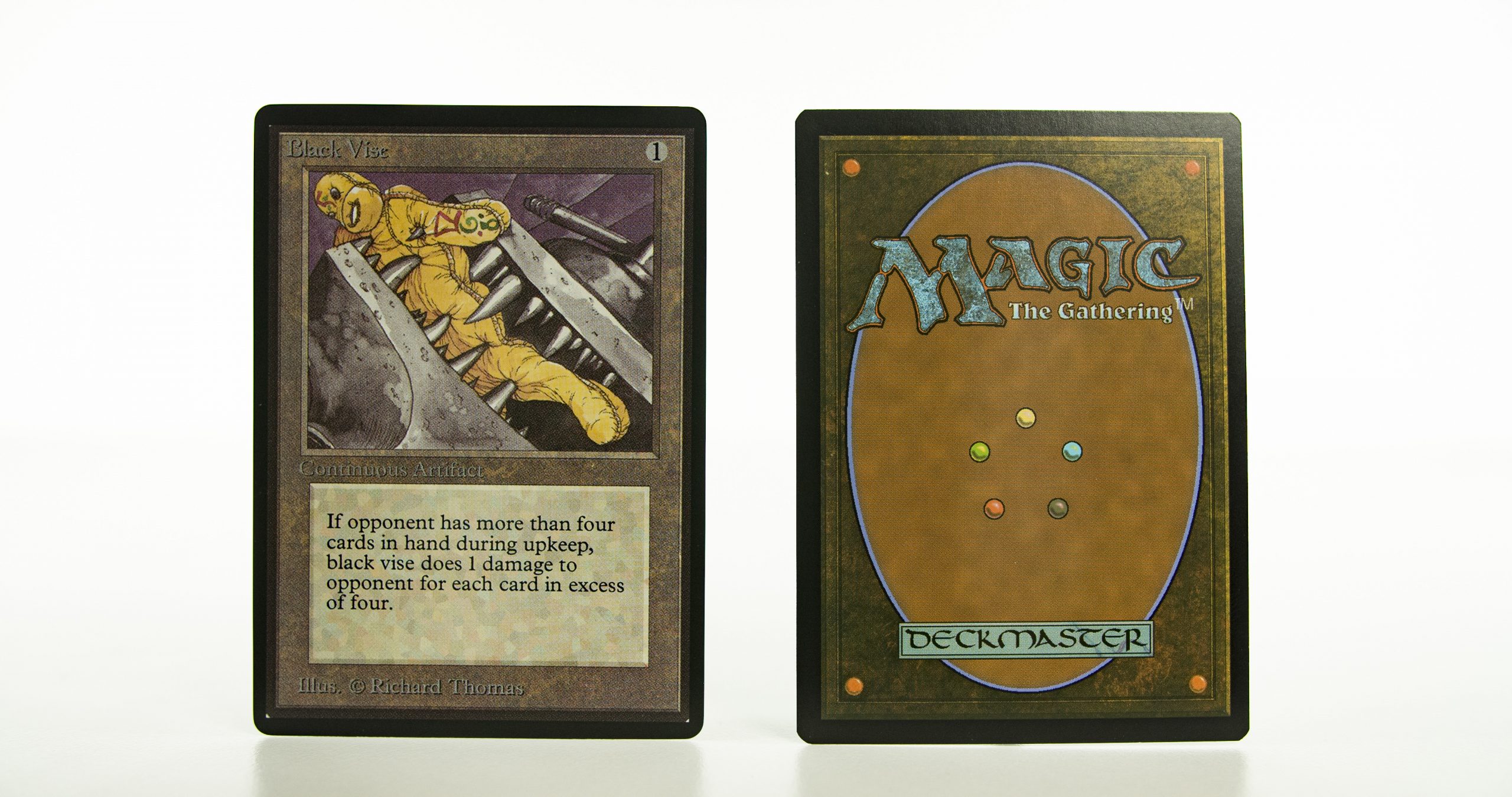 Black Vise B Limited Edition Beta (LEB) mtg proxy magic the gathering ...