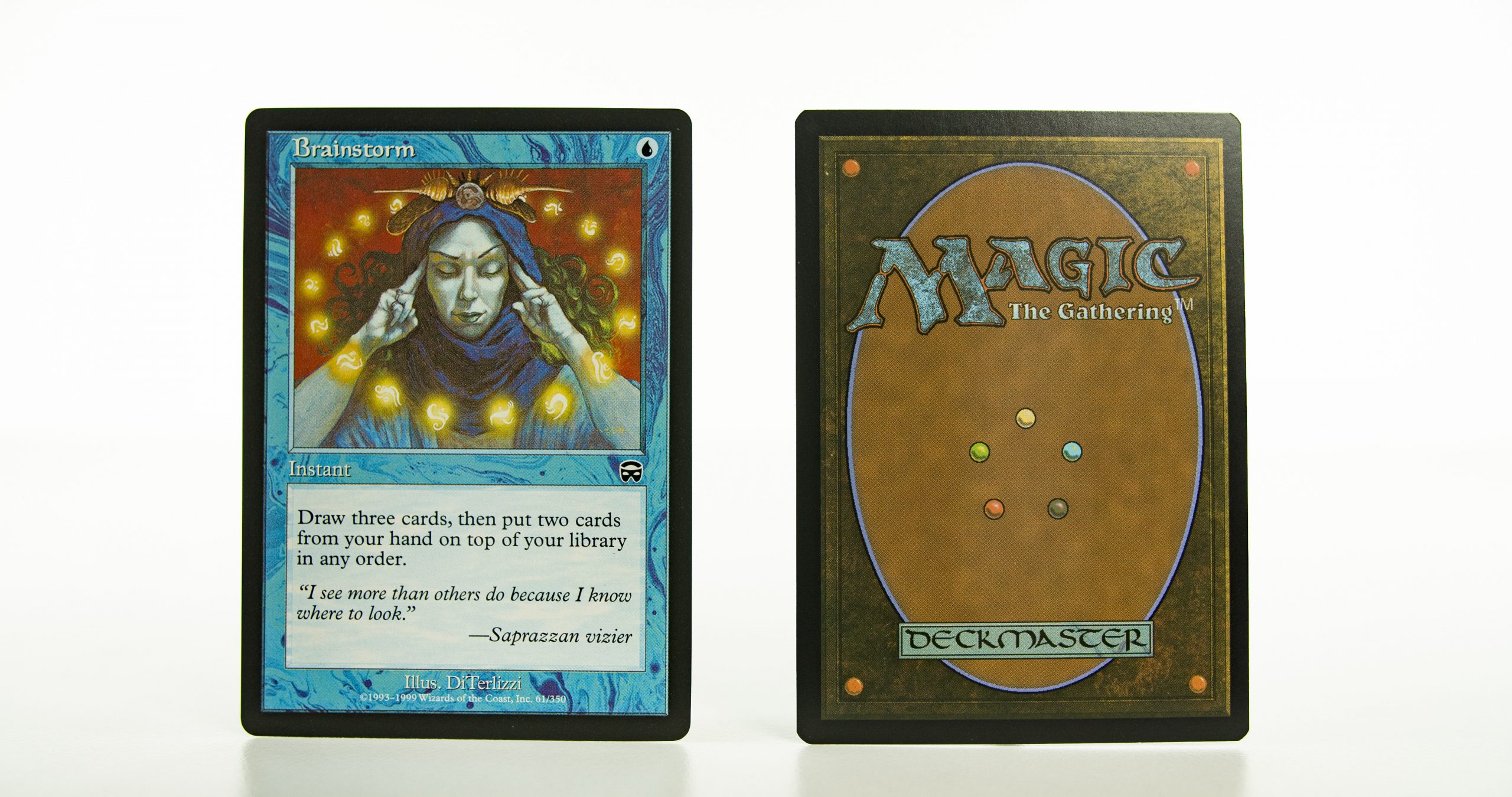 Brainstorm MM (Mercadian Masques)(3) mtg proxy magic the gathering ...