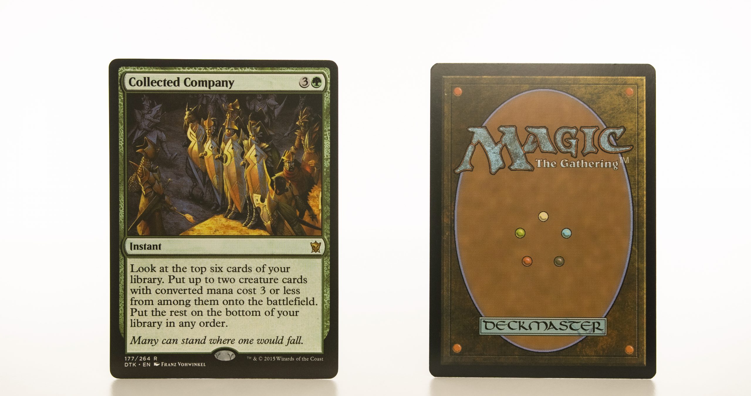 Collected Company DTK (Dragons of Tarkir) mtg proxy magic the gathering ...