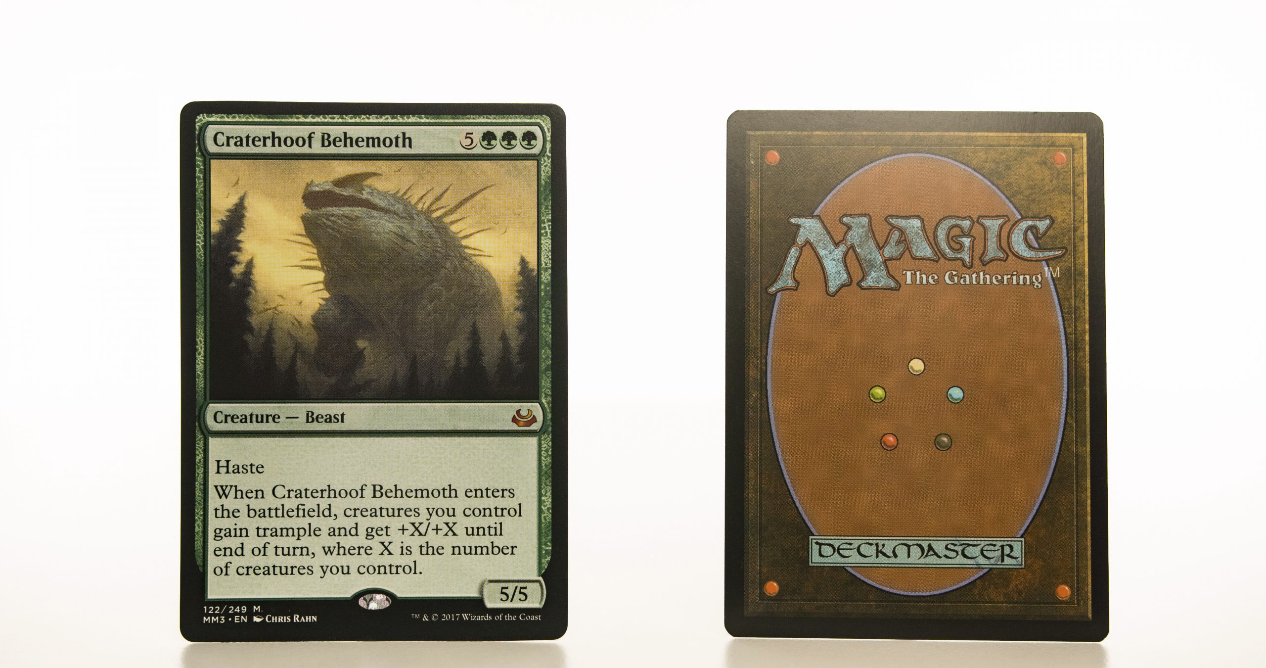 Craterhoof Behemoth MM3 mtg proxy magic the gathering tournament ...