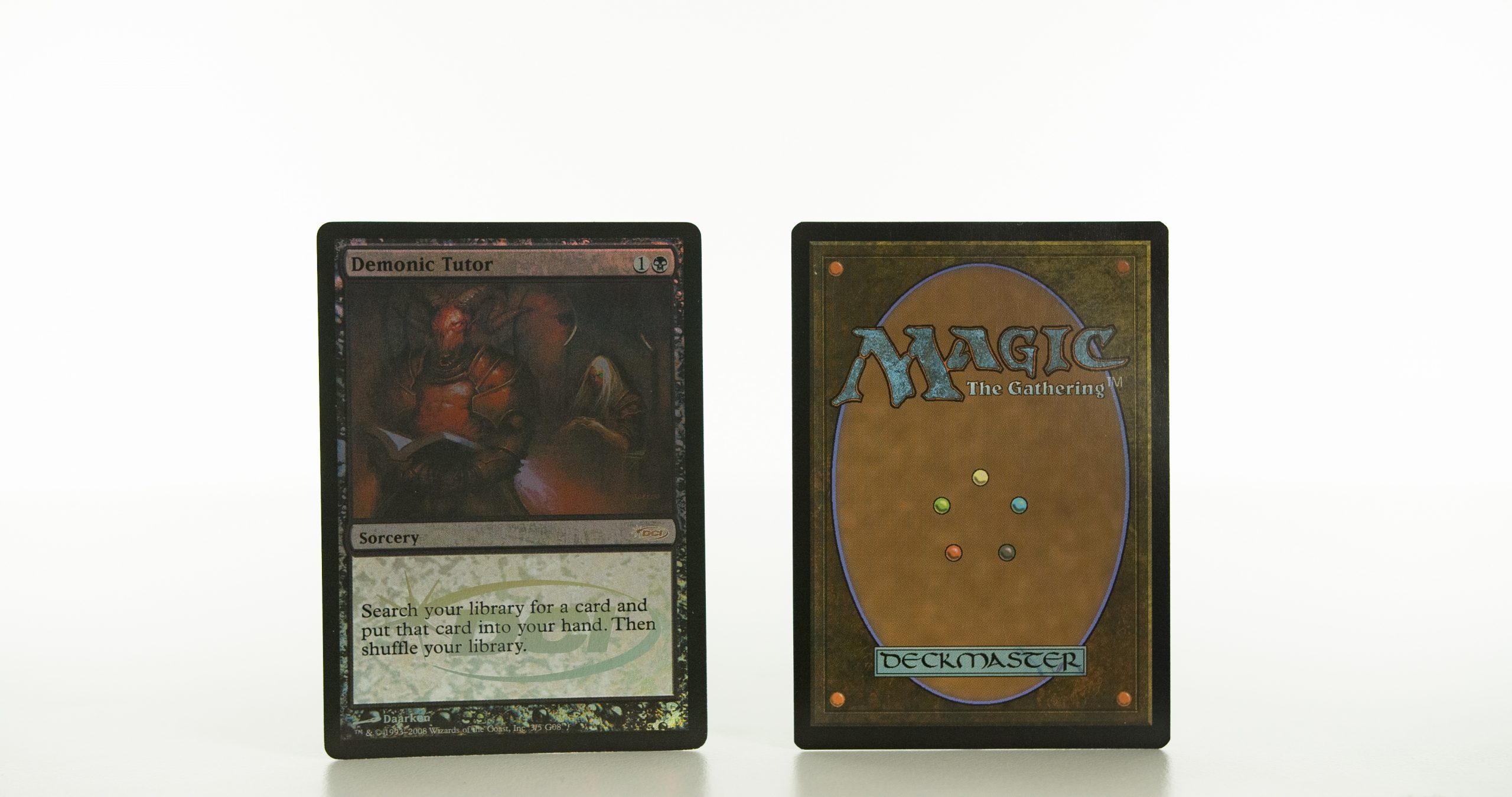 Demonic Tutor Judge Gift Cards 2008 mtg proxy magic the gathering ...