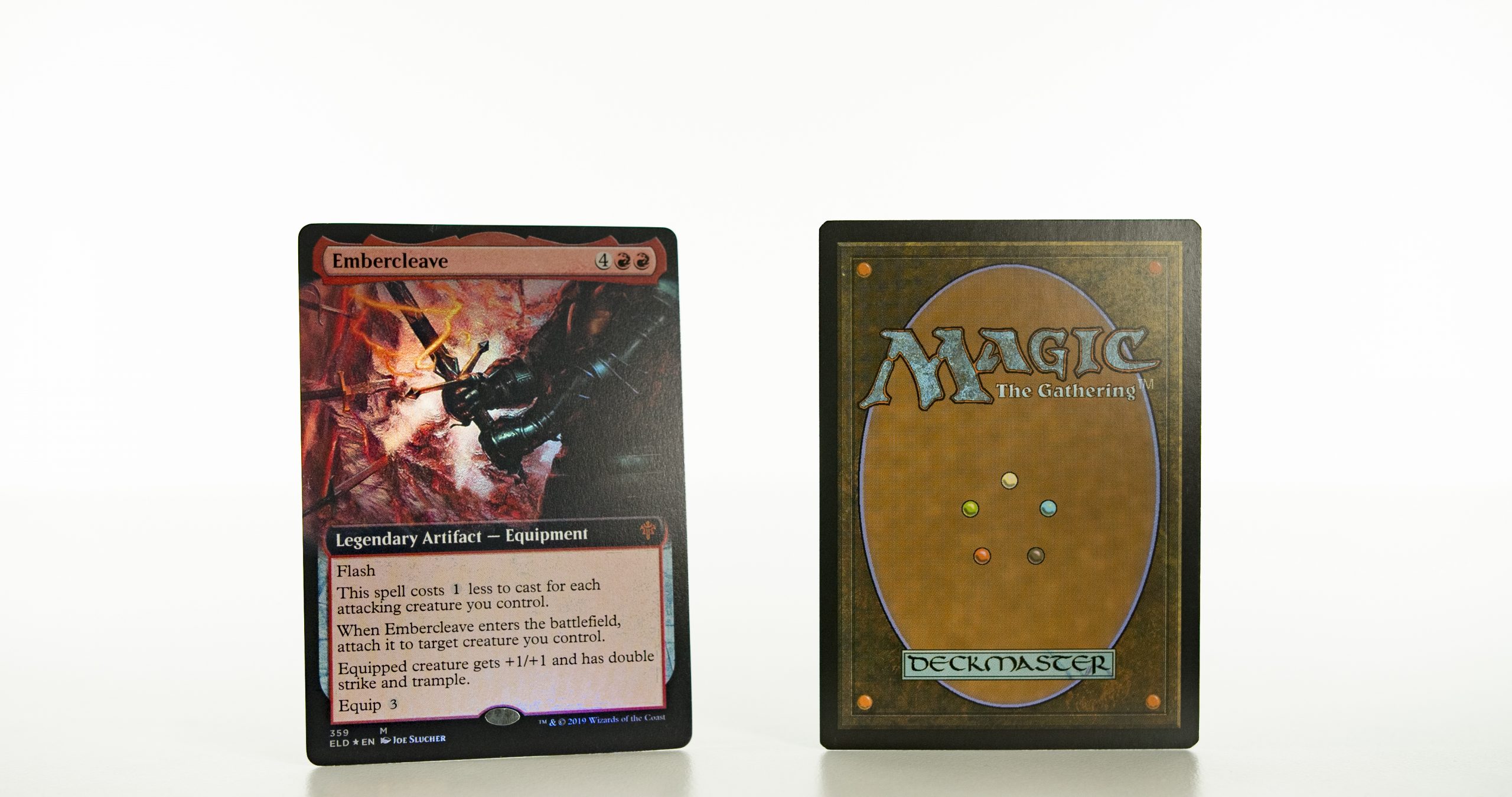 Embercleave (extended art) ELD Throne of Eldraine foil mtg proxy magic the gathering tournament ...