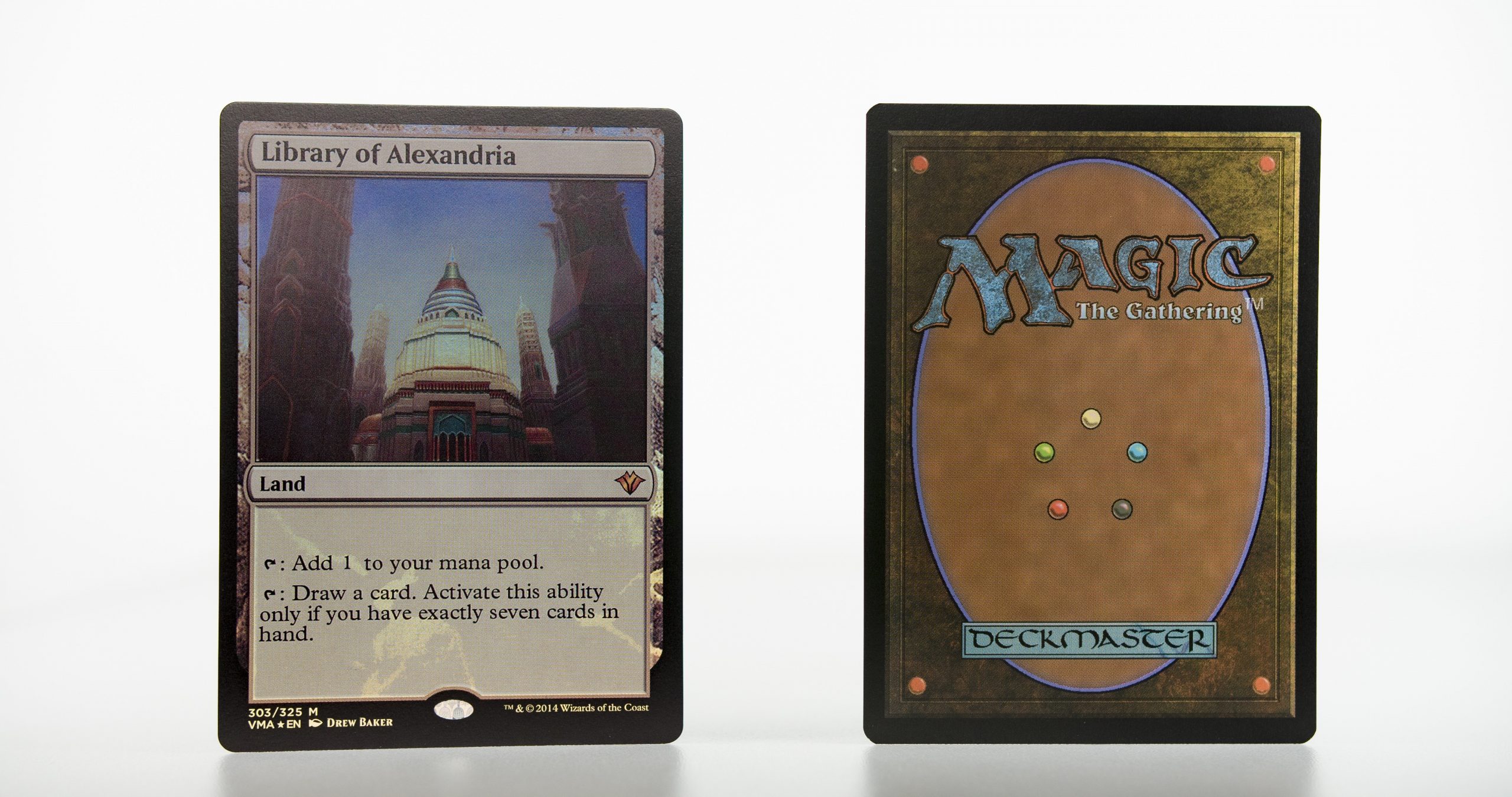 Library of Alexandria vintage masters vma foil mtg proxy magic the ...