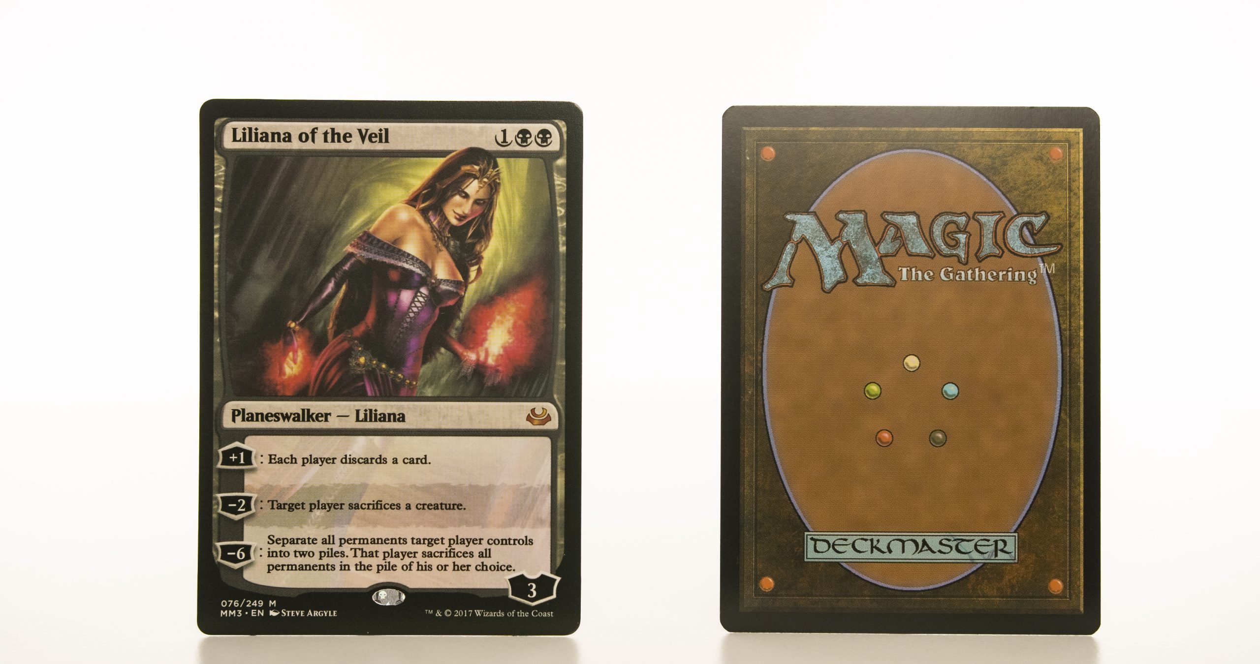 Liliana of the Veil MM3 Modern Masters 2017 mtg proxy magic the ...