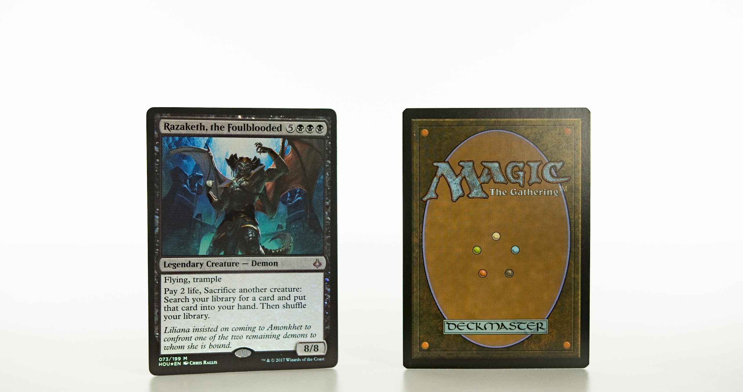 Razaketh, the Foulblooded HOU foil mtg proxy magic the gathering ...