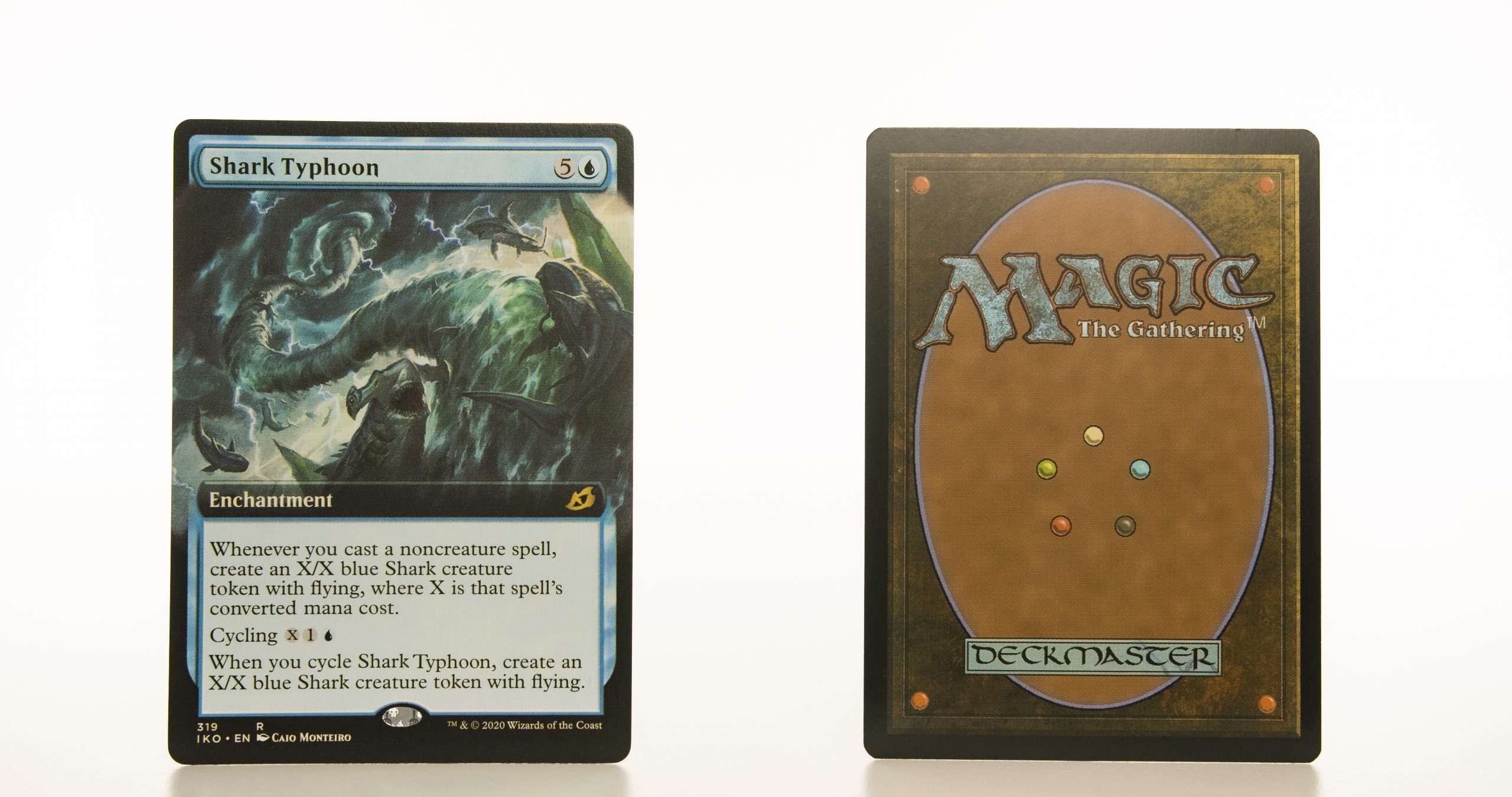 Shark Typhoon extended art Ikoria: Lair of Behemoths (IKO) hologram mtg ...