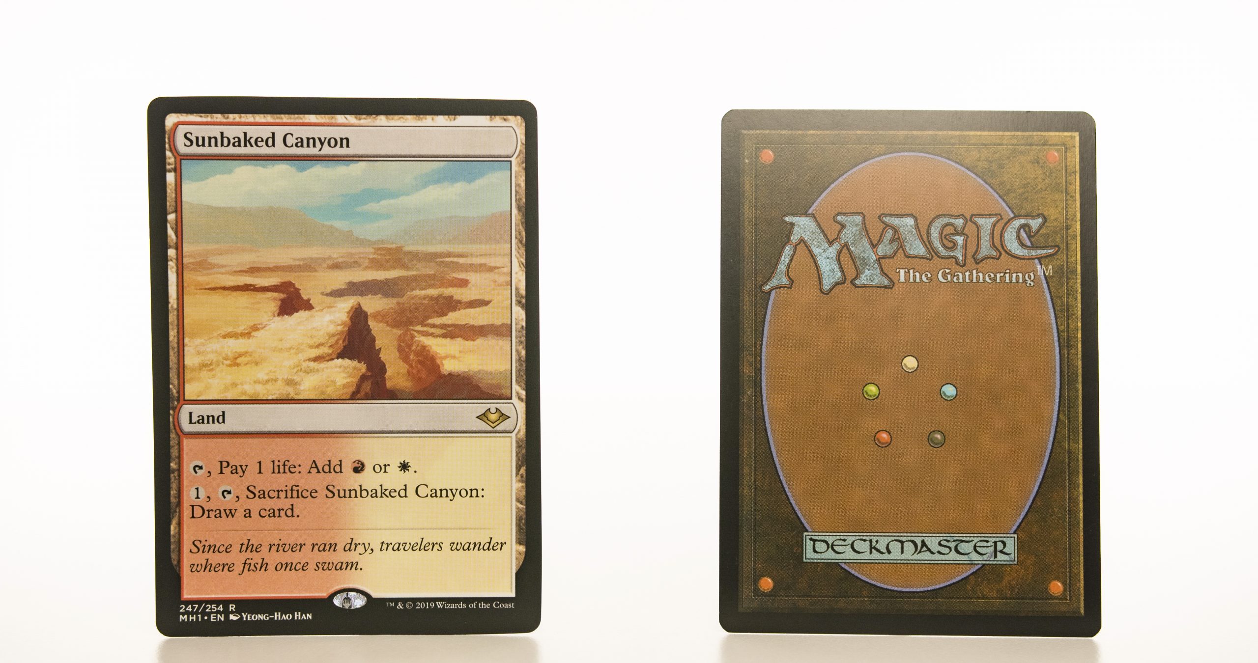 Sunbaked Canyon MH1 mtg proxy magic the gathering tournament proxies GP ...