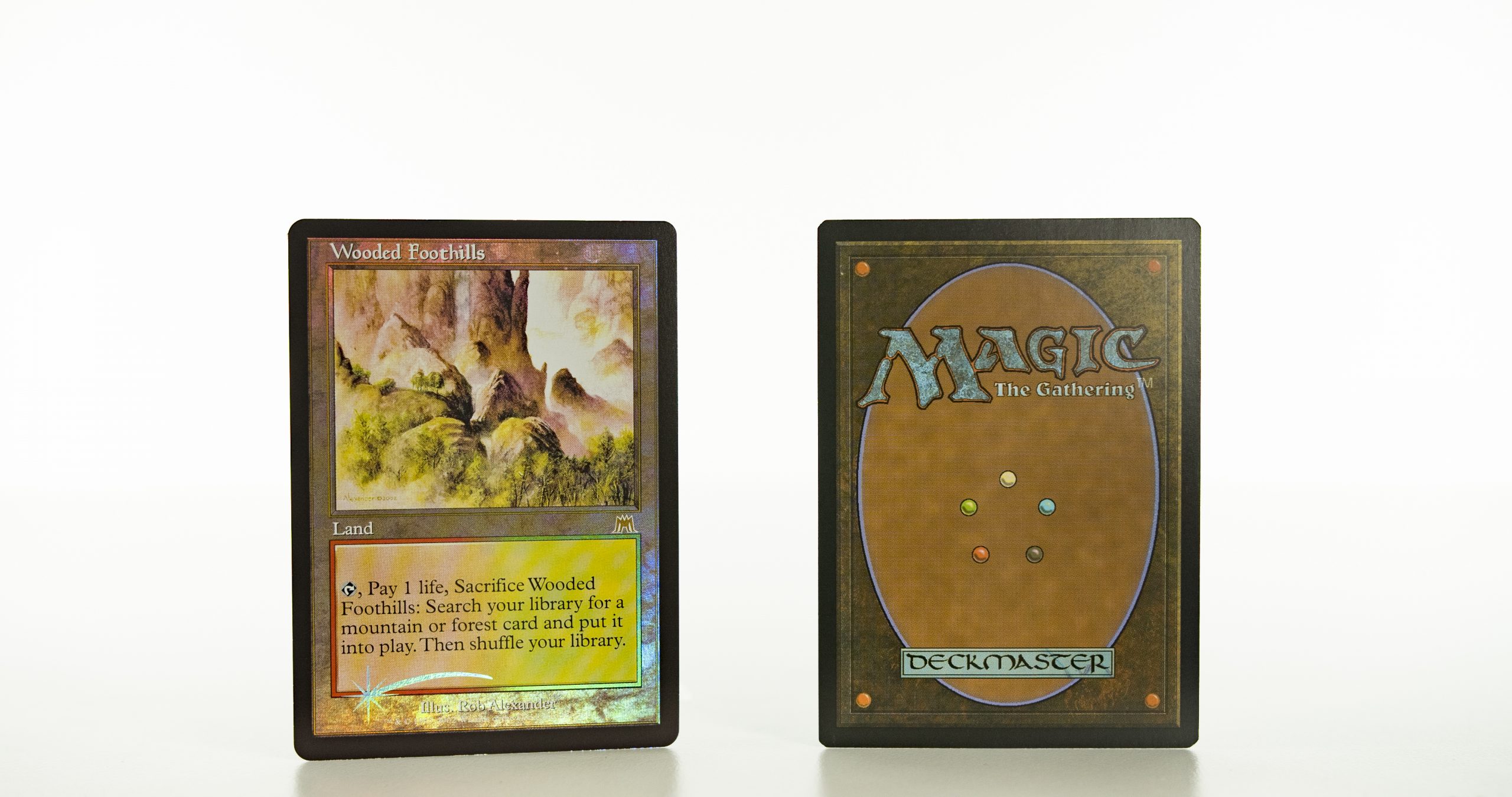 Wooded Foothills Onslaught mtg proxy magic the gathering tournament ...