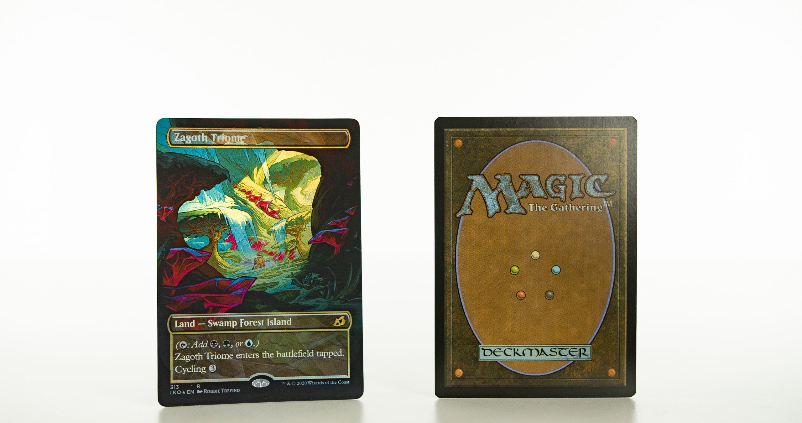 Zagoth Triome full art Ikoria: Lair of Behemoths (IKO) foil mtg proxy ...