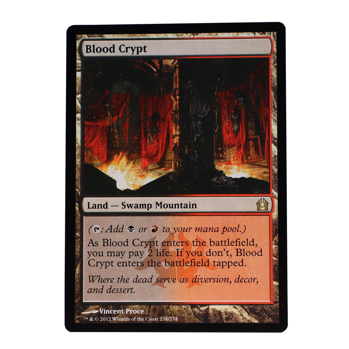 Blood Crypt Return to Ravnica mtg proxy magic the gathering tournament ...