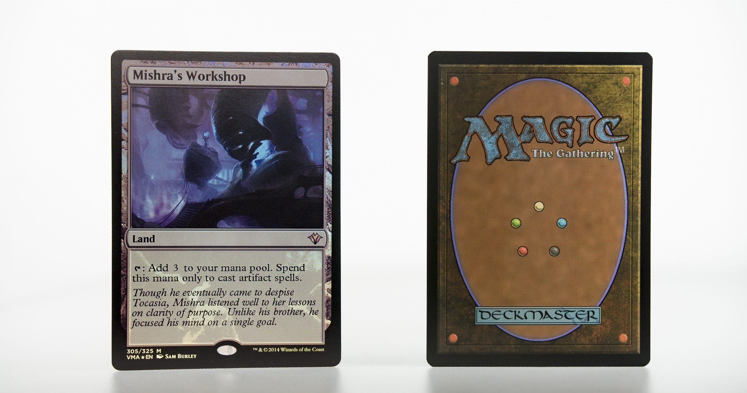 Mishra’s Workshop vintage masters vma foil mtg proxy magic the ...