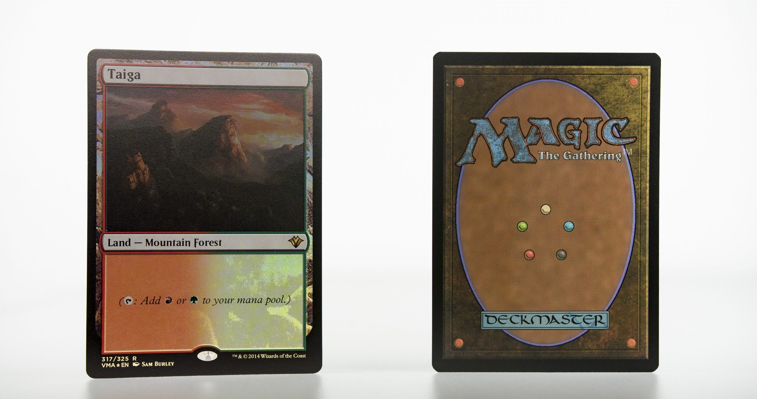 Taiga vintage masters vma foil mtg proxy magic the gathering tournament ...