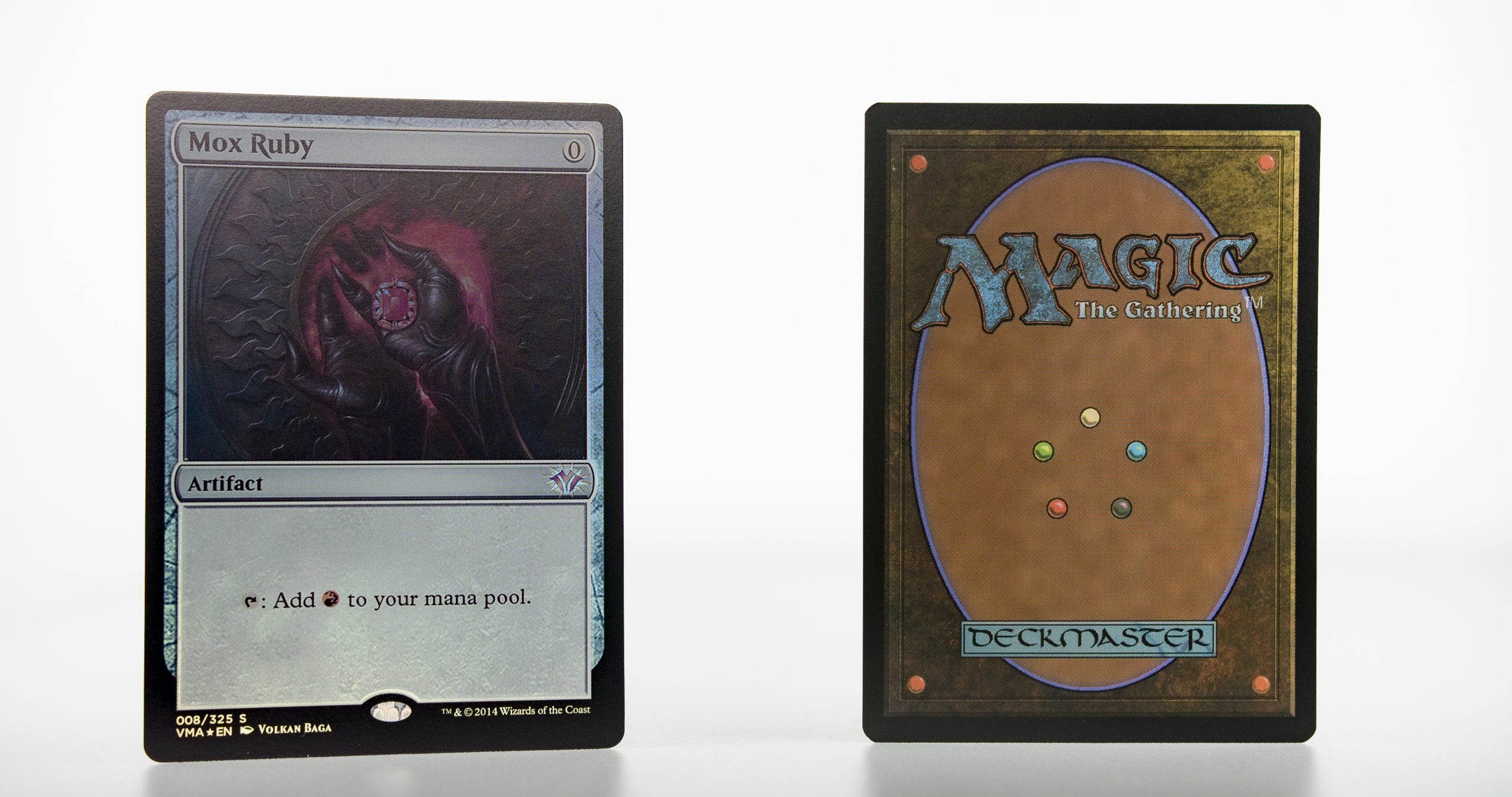 Mox Ruby vintage masters vma foil mtg proxy magic the gathering ...