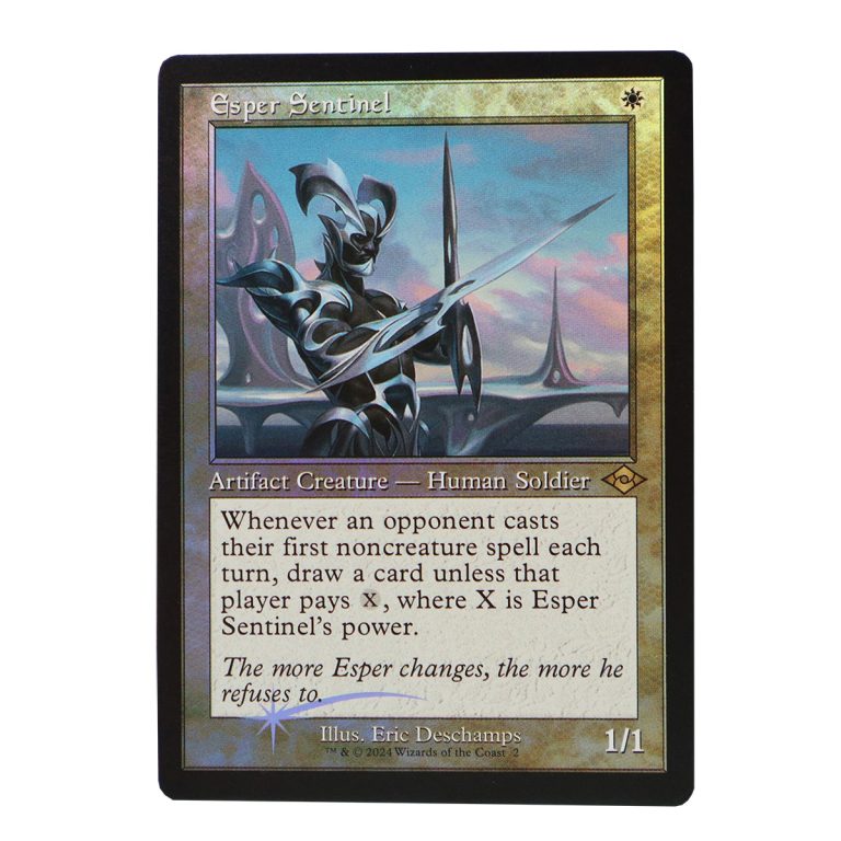 Esper Sentinel #2 retro foil H2R foil – PROXY MTG CARDS